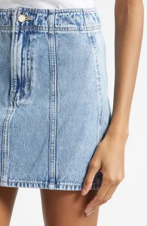Veronica Beard Marquita Denim Miniskirt