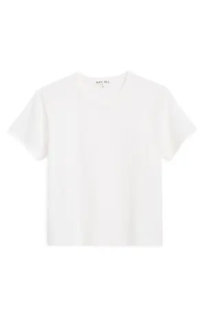 ALEX MILL Garcon Linen Blend T-shirt - White