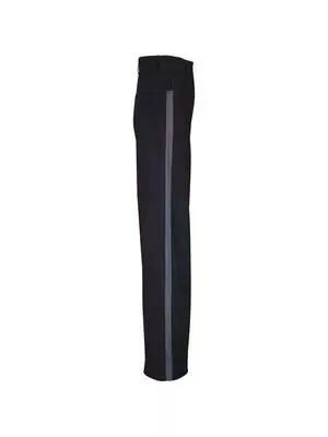 Akris Side Stripe Wide Leg Jeans