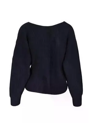 L'Agence V-neck Sweatshirt