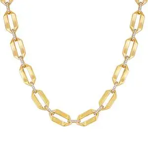 Vince Camuto Statement Gold-tone Link Necklace - Two Tone