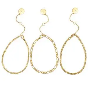 Vince Camuto Set Of Three Chain Bracelets