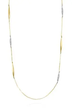 Vince Camuto Long Link Chain Necklace - Two Tone