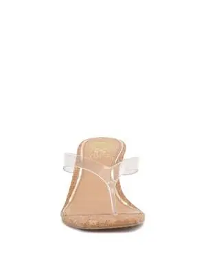 Vince Camuto Cianna Wedge Sandal - Clear