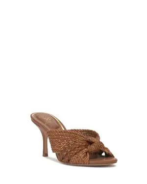 Vince Camuto Pheya Heeled Mule - Golden Walnut