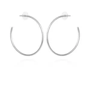 Vince Camuto Open Hoop Earrings - Silver Tone