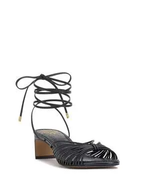 Vince Camuto Lory Kitten Heel Sandal - Black