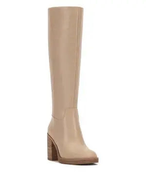 Vince Camuto Gibi Extra Wide Calf Knee High Boot - Soft Buff