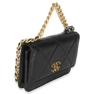 Chanel 19 Wallet On Chain Quilted Lambskin