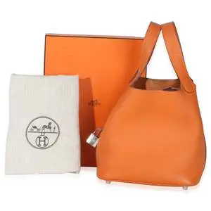 Hermès Picotin Lock 18 Phw - Orange