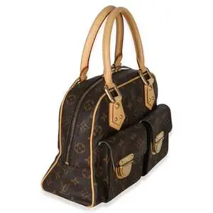 LOUIS VUITTON Monogram Canvas Manhattan Pm - Brown