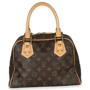 LOUIS VUITTON Monogram Canvas Manhattan Pm - Brown