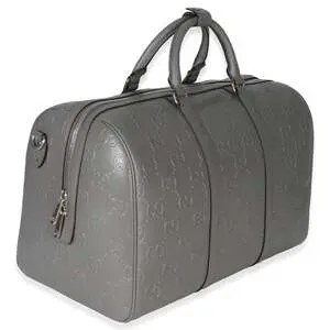 Gucci Gg Tennis Duffle Bag - Gray