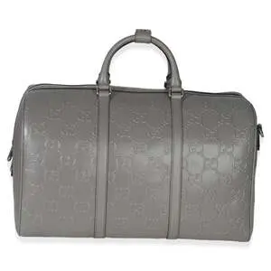 Gucci Gg Tennis Duffle Bag - Gray