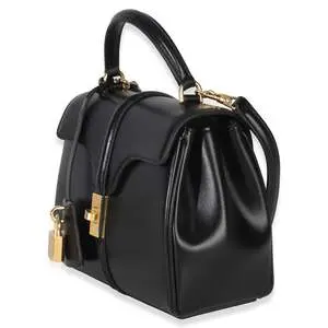Celine 16 Top Handle Bag - Black