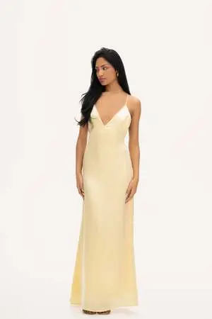 MandiBreeze Demi Silk Maxi Dress