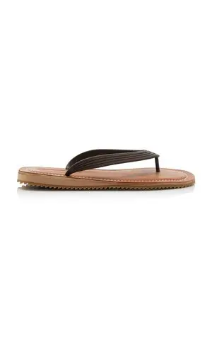 Miu Miu Rubber Thong Sandals - Brown