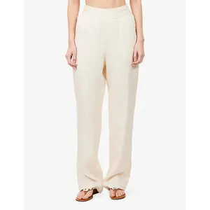 Second Summer Coco Straight-leg Linen Trousers