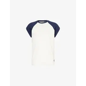 Simkhai Reuben Embroidered-logo Cotton T-shirt