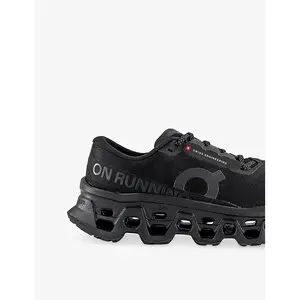On Cloudmonster 3 Woven Trainers - Black Black