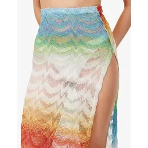 Missoni Gradient Raschel-knit Maxi Skirt - Multicolor