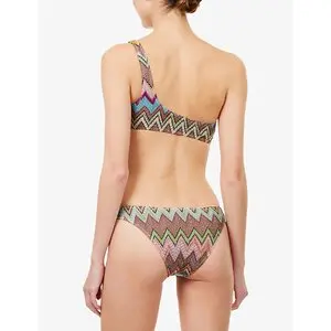 Missoni Raschel Chevron-knit Bikini Set - Multicolor W/dark Base