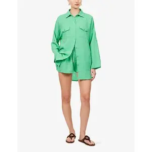 Melissa Odabash Abbie Relaxed-fit Cotton Shorts