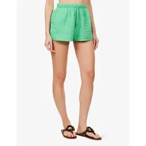 Melissa Odabash Abbie Relaxed-fit Cotton Shorts