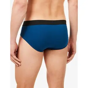 TOM FORD Classic Cotton-jersey Boxer Briefs - Navy/blue