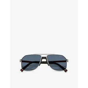 Prada Ps B51s Pilot-frame Sunglasses - Silver