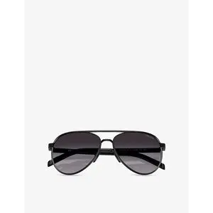 Prada Pilot-frame Metal Sunglasses - Black
