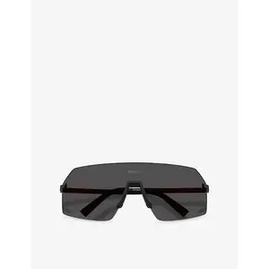 Prada Ps B50s Irregular-frame Metal Sunglasses