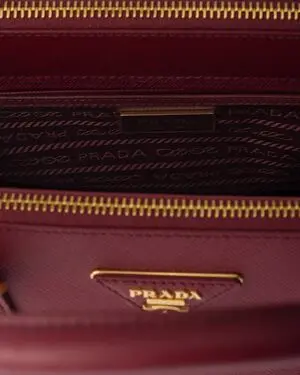 Prada Galleria Medium Saffiano Leather Bag - Red