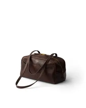 Prada Large Antiqued Leather Top-handle Bag