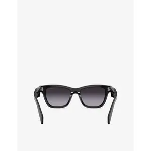 Prada Butterfly-frame Acetate Sunglasses - Black