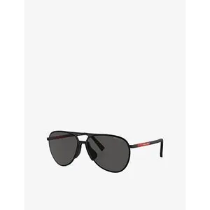 Prada Ps 53zs Aviator Sunglasses