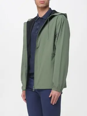 Rains Suva Jacket In Technical Fabric With Hood - Green