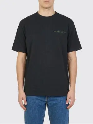 Filson Crewneck T-shirt In Cotton With Logo - Brown