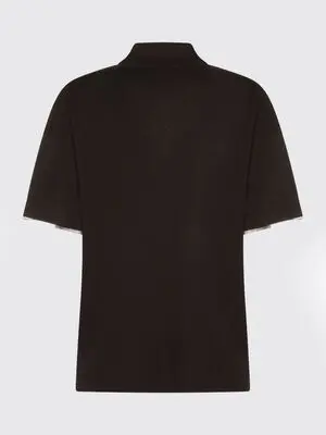 Fabiana Filippi Lurex Polo Shirt - Blue