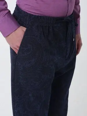 Etro Jersey Trousers With Paisley Print