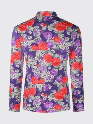 Acne Studios Viscose Shirt With Floral Print