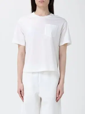 Emporio Armani Cotton T-shirt With Chest Pocket - White