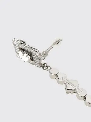 Alessandra Rich Crystal And Faux Pearl Drop Earrings