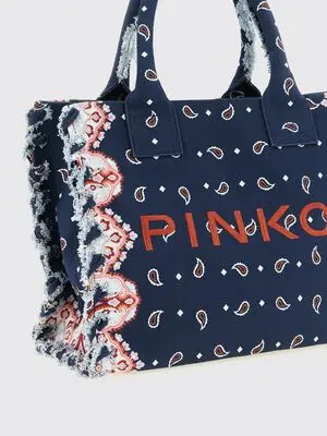 Pinko Bandana Print Cotton Tote Bag