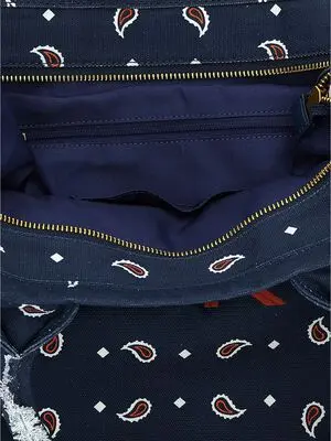 Pinko Bandana Print Cotton Tote Bag