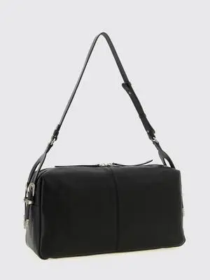 Pinko Keeper Bag Large Biker Leather Bag - Black