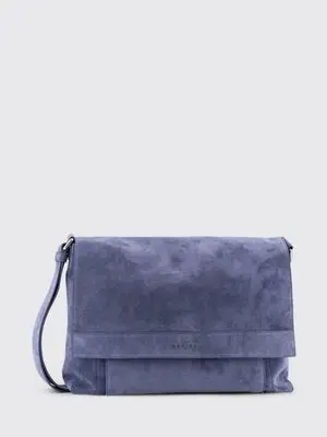 ORTIGNI Suede Shoulder Bag - Blue