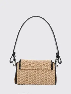 VIVIENNE WESTWOOD Raffia Shoulder Bag - Beige
