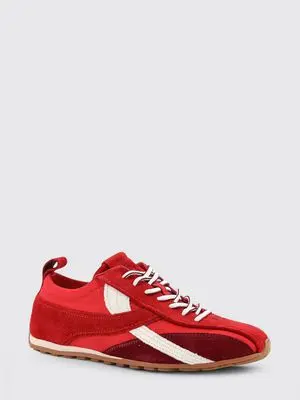 ALOHAS Suede And Nylon Sneakers - Red