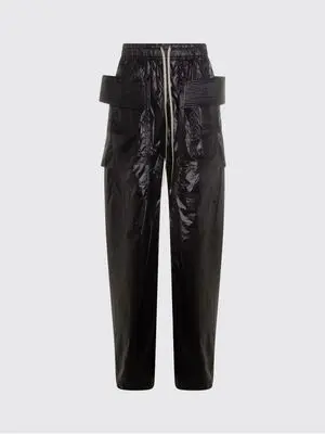 Rick Owens Belted Wide Leg Pants - Black